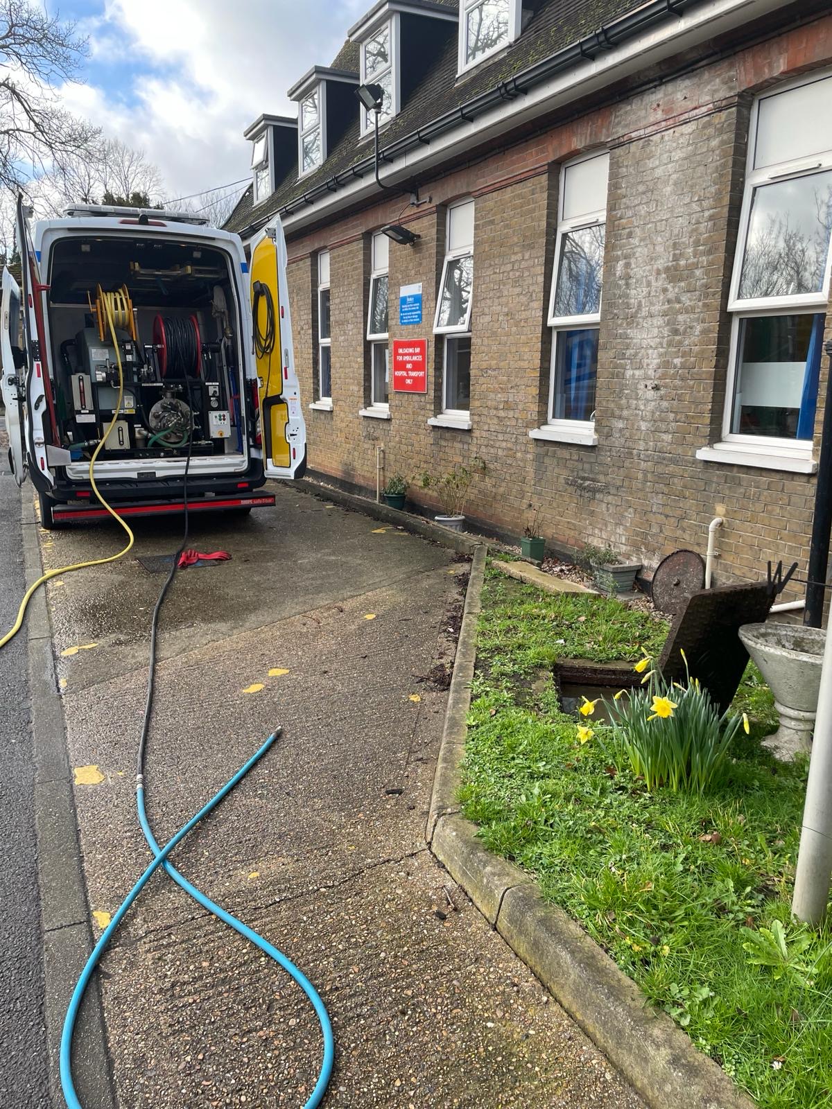 Major main sewer blockage causing severe flooding - Hydro Descaling